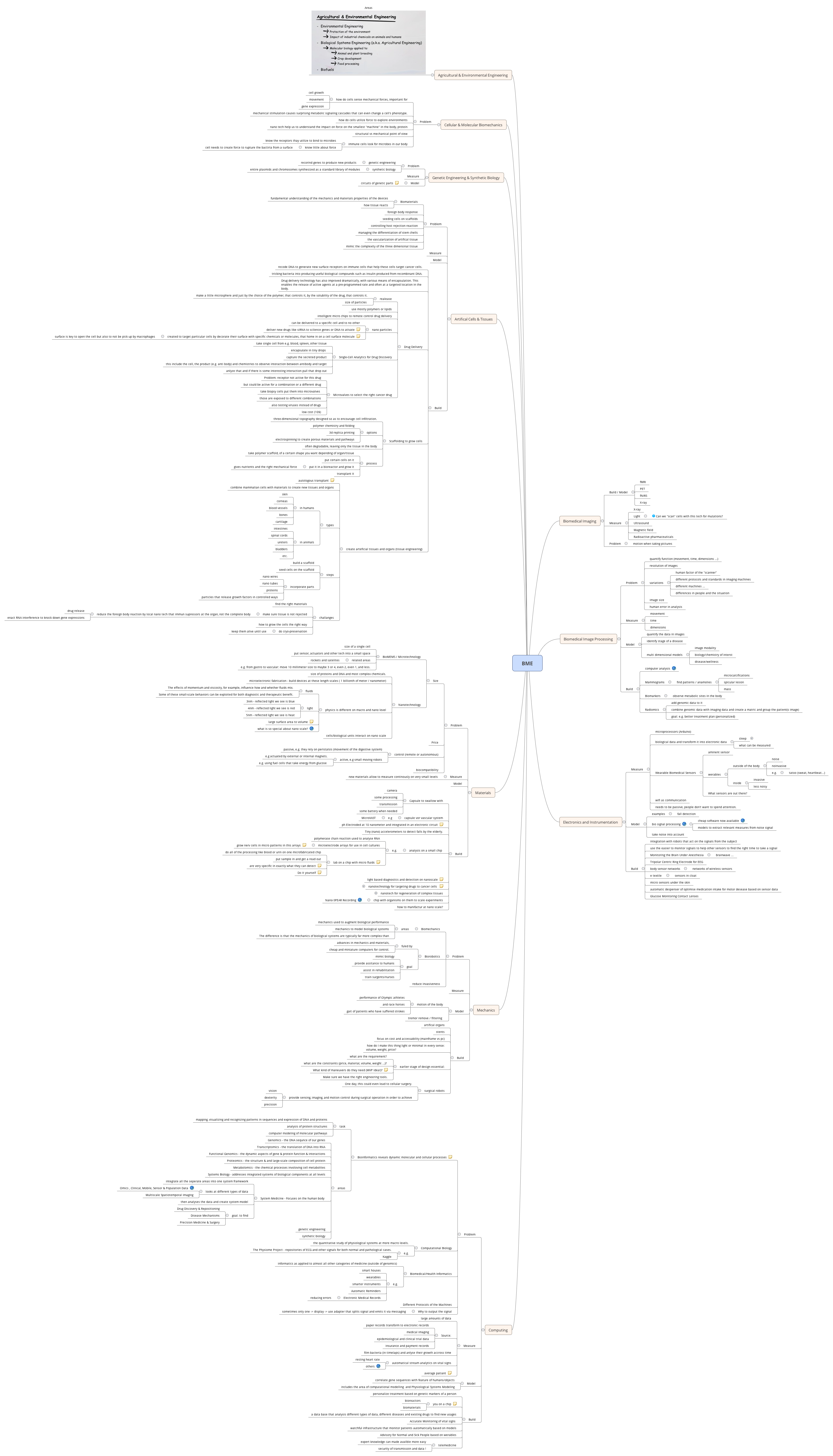 Biomedical Engineering Areas | dsmail903 - Xmind
