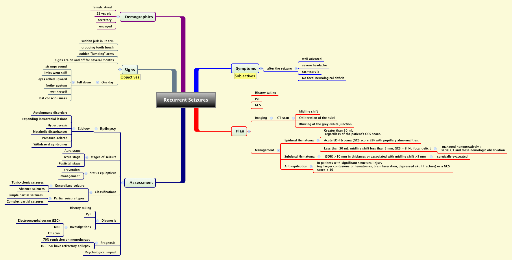 Seizure Disorder Concept Map Brandl's Basics: Seizures And Antiseizure