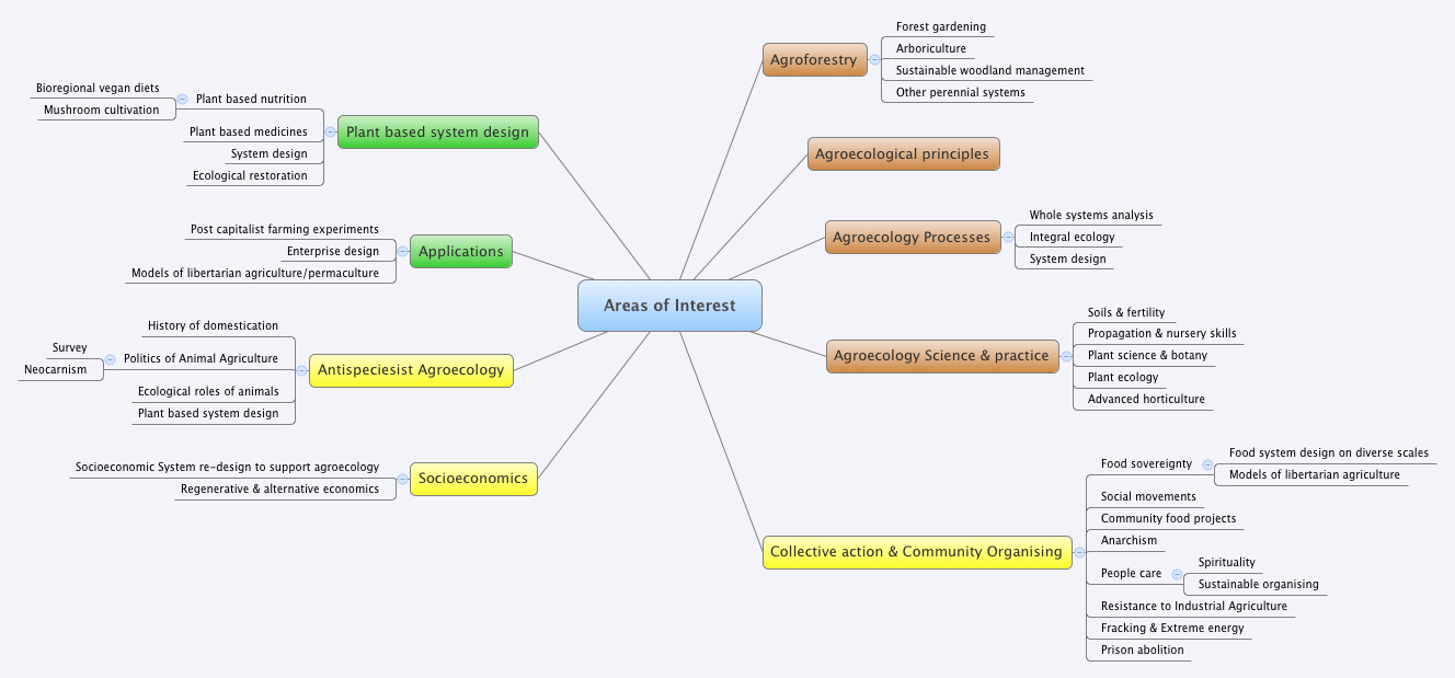 Areas of Interest - Xmind - Mind Mapping App
