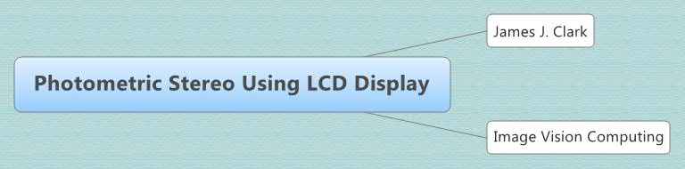 Photometric Stereo Using LCD Display | sandclow - Xmind