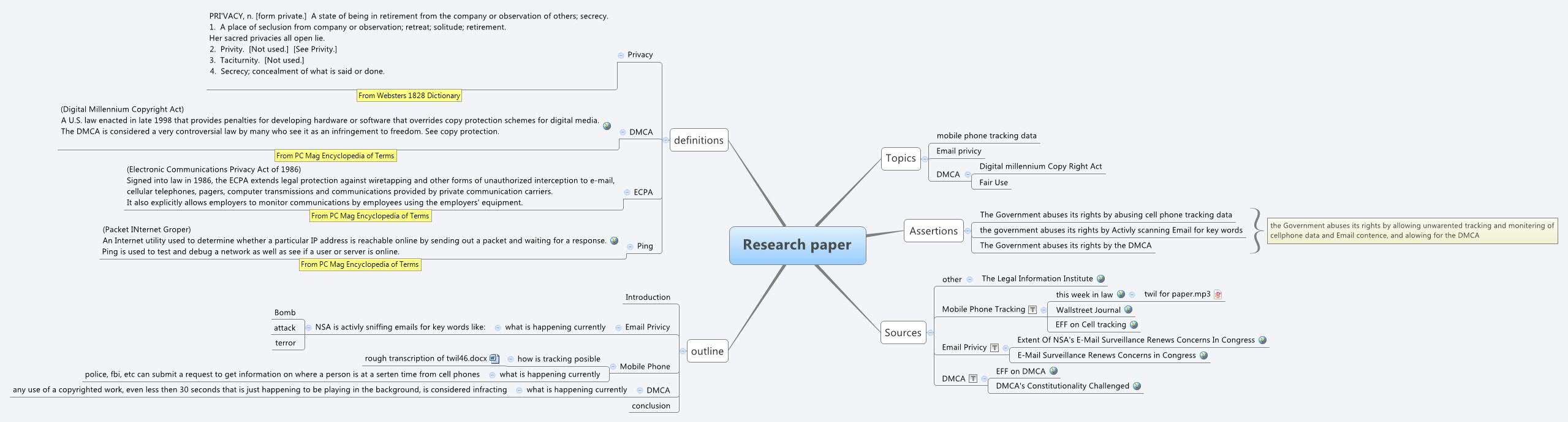 Research paper | Matt Rider - Xmind
