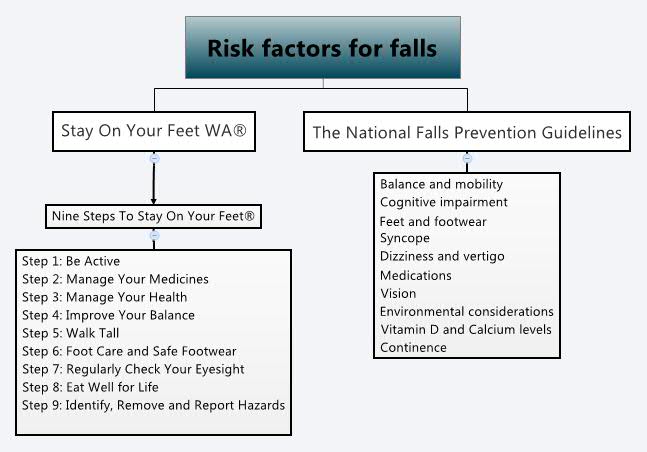 Risk factors for falls | Melinda-28 - Xmind