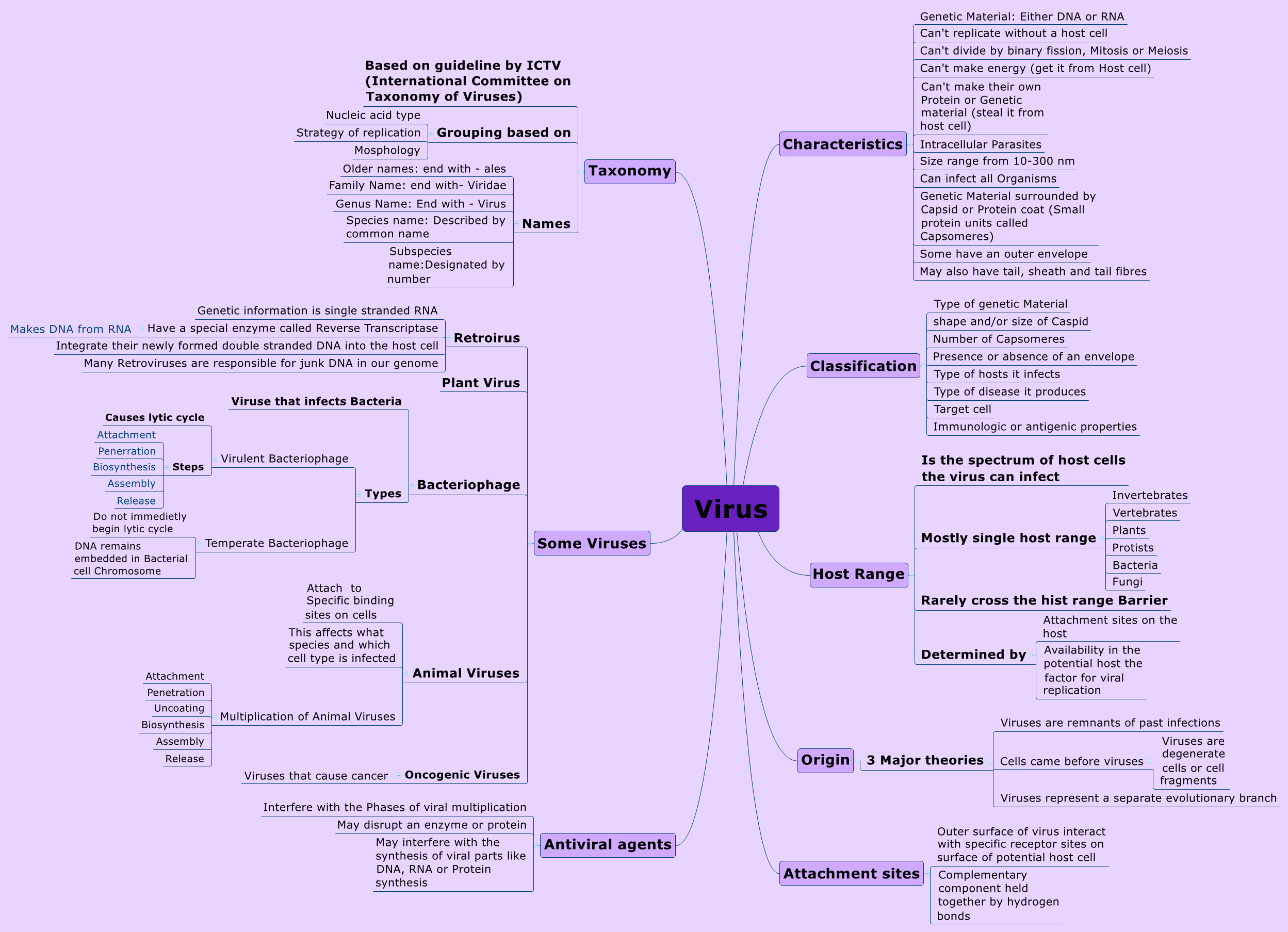 Virus - Xmind - Mind Mapping App
