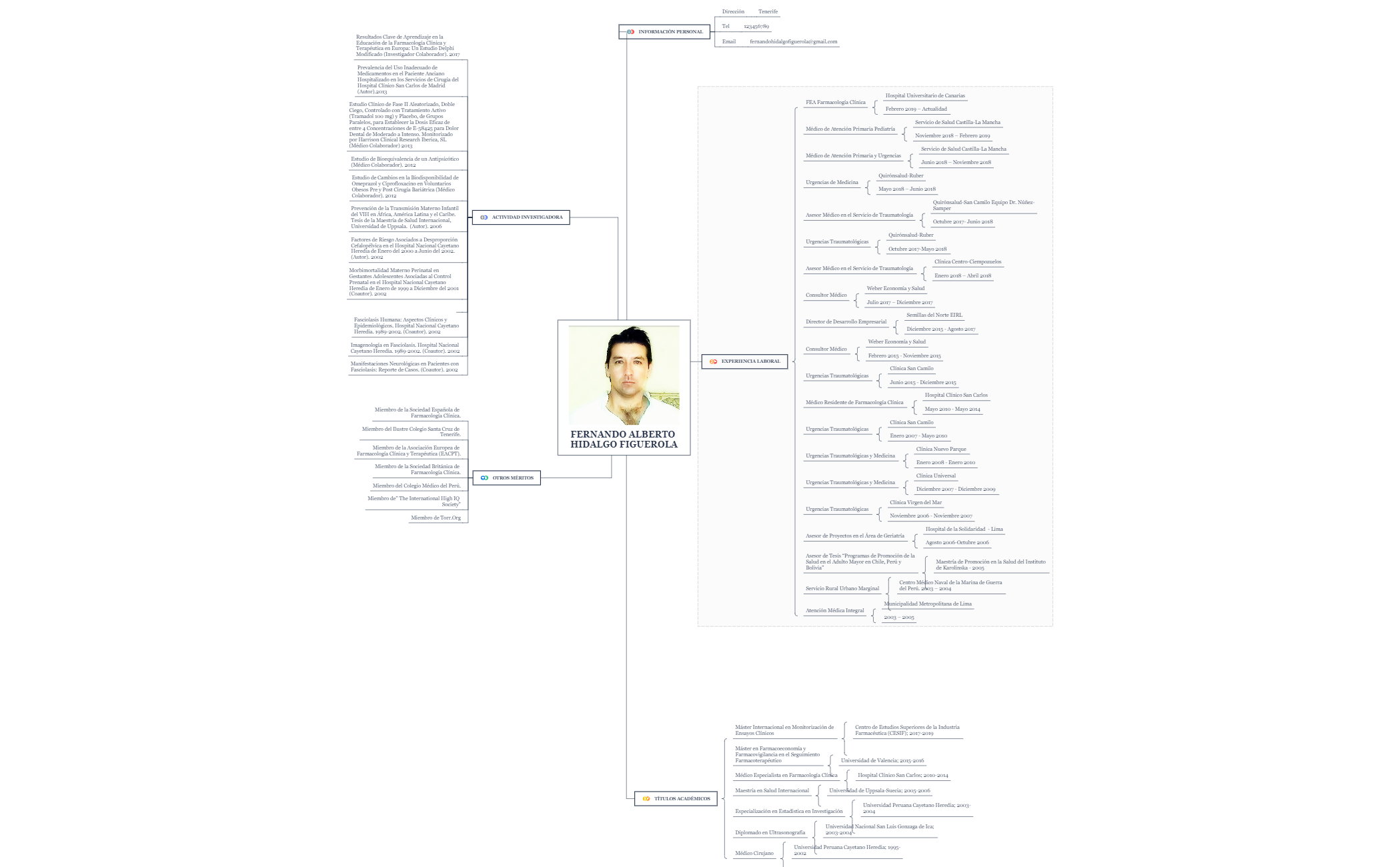 Fernando Hidalgo CV | FERNANDO HIDALGO-FIGUEROLA - Xmind